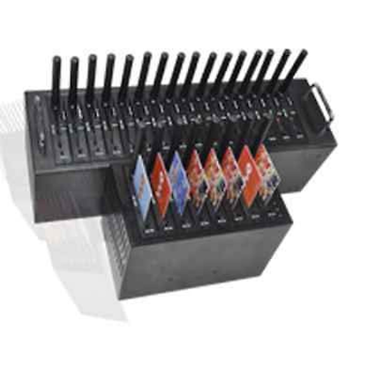 GSM/GPRS Modem Pool 16 Port USB Interface Wavecom Module at Commands Q24plus