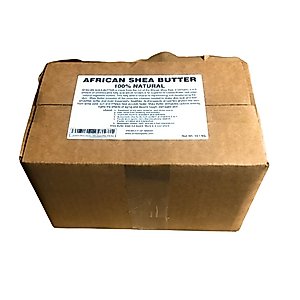 afrimports African Shea Butter 100% Natural, White, 10 lb.