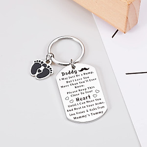 Expectant Dad Gifts Father Day Gift for New Dad New Dad to Be Gifts Baby Shower Gifts for Dad Keychains Pregnancy Announcement Gifts for Husband Baby Reveal Gifts for First Father Day Gifts