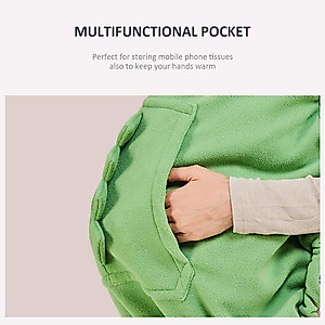 Zimo Stroller Cover and Baby Carrier Cover Hooded Stretchy Cloaks for Baby Hooded Reversible Suit for All Seasons Green