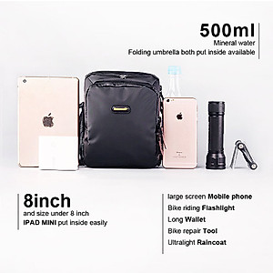 Rhinowalk Bike Handlebar Bag,Bike Front Bag Road Bike Bag Bike Frame Bag Bike Basket Bag Bicycle Bag Professional Cycling Accessories