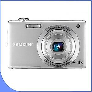 Samsung TL105 12.2MP Digital Camera w/4x Optical Zoom (Silver) BigVALUEInc Accessory Saver 4GB Battery Bundle