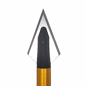 BOLT Crossbows Broadhead Hunting Bolts 3 Pack, 6.5", Gold