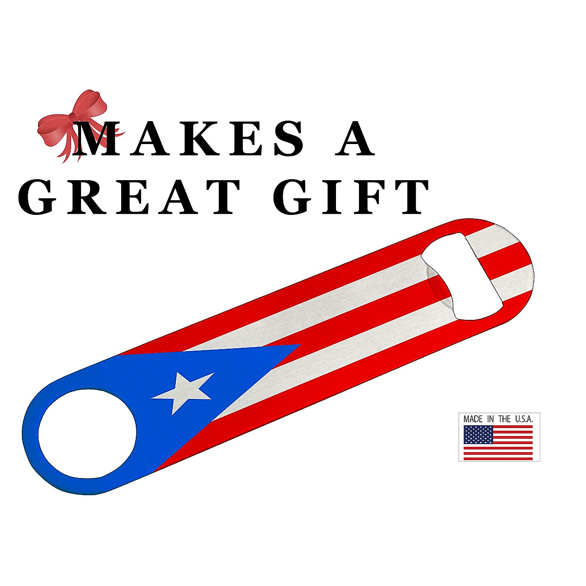 Puerto Rico Flag Speed Bottle Opener Heavy Duty Gift PR