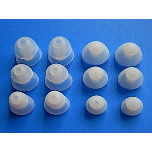 Oval Comfortable Fit Kit Compatible with Klipsch Image X11i in-Ear Earphones - Replacement Eartips Earbuds Eargels