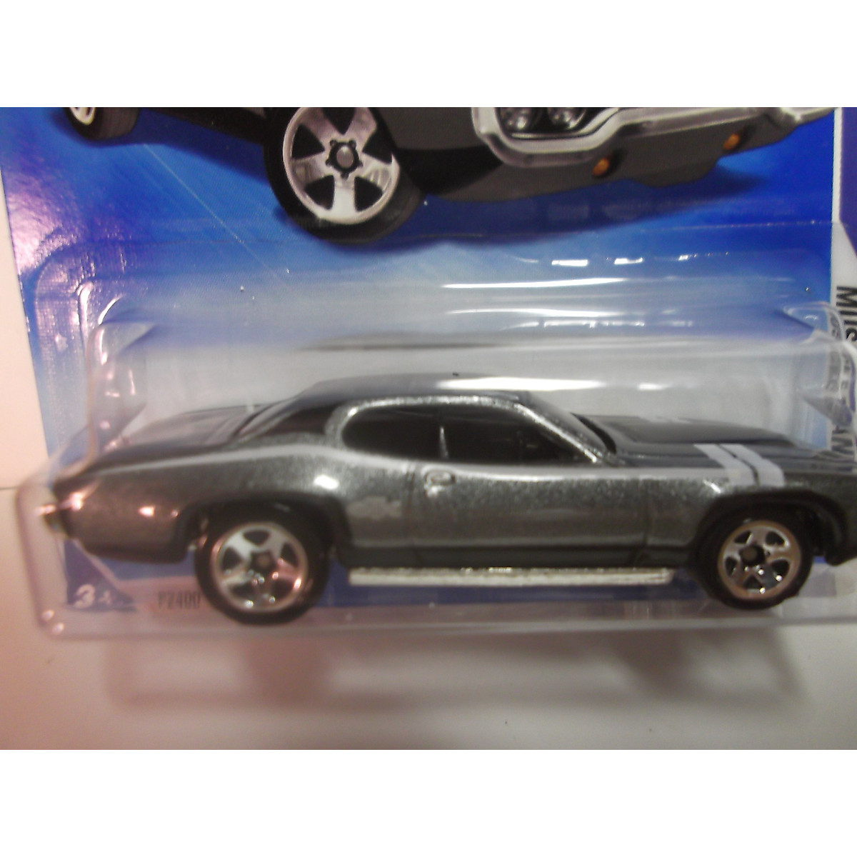 Hot Wheels Gray 71 1971 Plymouth Gtx Muscle Mania 2009 4