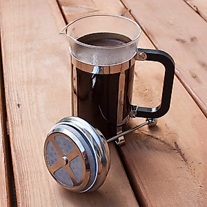 2.6" French Coffee Press Replacement Filter Screen - 4 Pcs Universal 3-Cup (350ml) 304 Stainless Steel Mesh for Bodum French Press Coffee Makers