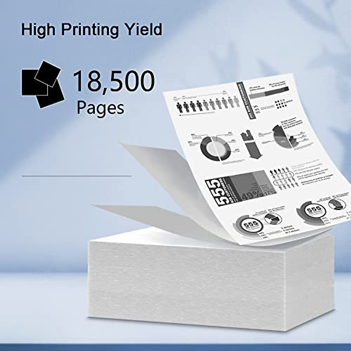 HUIAYA DR223CL Drum Unit Compatible Replacement for Brother DR223CL DCP-L3510CDW L3550CDW MFC-L3710CW L3770CDW HL-3210CW 3230CDW Printer, 1 Pack Black