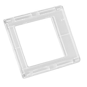Mini Picture Frame, ABS DIY 3 in Mini Splicing Magnetic Picture Frame for Home (Transparent)