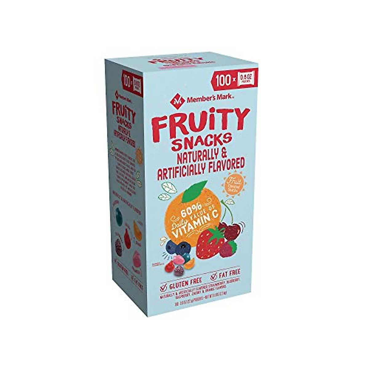 An Item of Member's Mark Fruity Snacks (0.8 oz., 100 ct.) - Pack of 1 - Bulk Disc