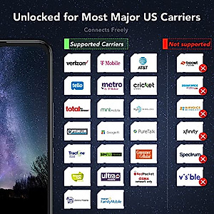 TCL 30XL Unlocked Cell Phone, 6GB + 64GB, 6.82 inch Display, 5000mAh, Smartphone Android 12, 50MP Rear+13MP Front Camera, US Version, Dual Speaker, Night Mist (No 5G)