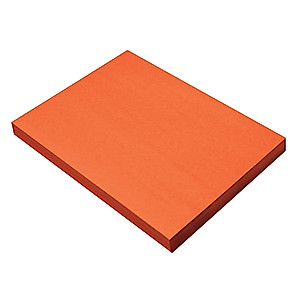 Prang (Formerly SunWorks) Construction Paper, Orange, 9" x 12", 100 Sheets
