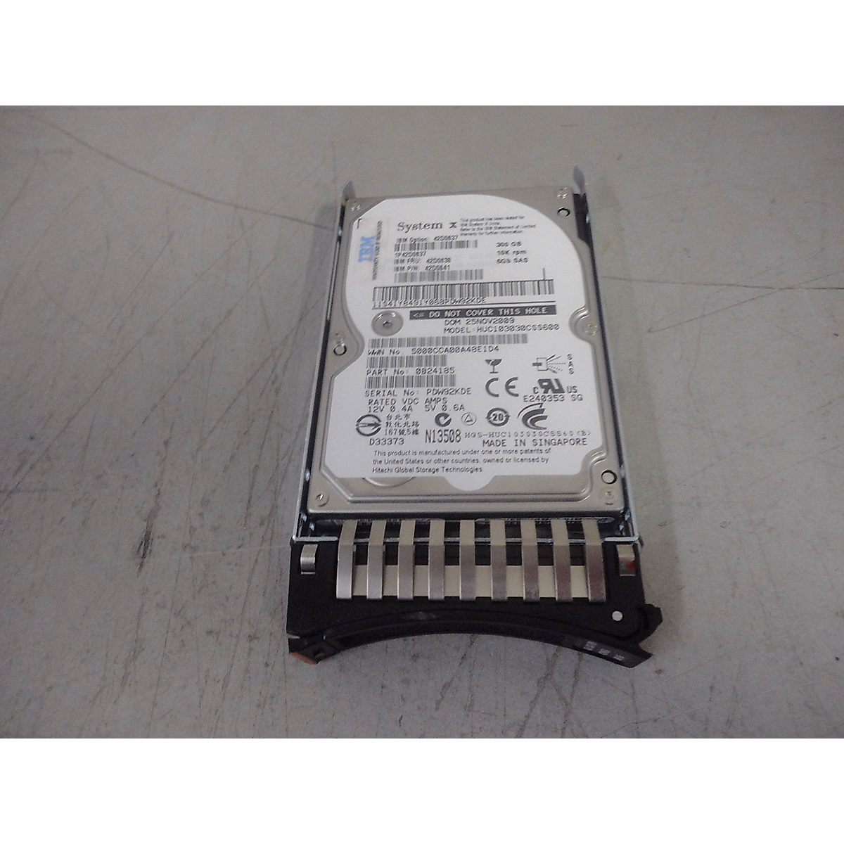 IBM 42D0638 300GB 10K 6GBPS SAS 2.5 SFF HS HDD - 42D0637 (Renewed)