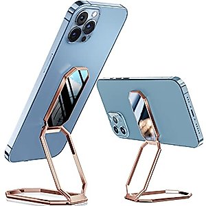 A-LuGei【Foldable & Adjustable】 Cell Phone Ring Holder Finger Kickstand, Magnetic Phone Grip, Phone Stand for Back of Phone Case, Cell Phone Holder for Hand, iPhone Ring Holder Grip Phone Kickstand