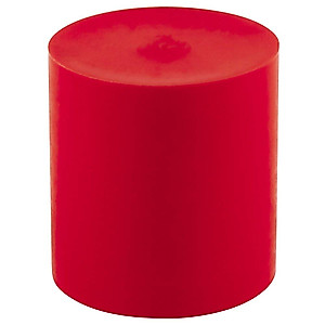 Caplugs SC-428 SC Series – Plastic Sleeve Cap for Tube Ends, 10 Pack, Red LD-PE, 1.375" W x 1.50" L Threaded and Non-Threaded Tubing, Rods, Masking, Painting, Plating, Grit-Blasting (Z428Q2)