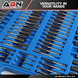 ABN Large Tap and Die Set Metric - 110 Piece Bolt and Pipe Tap Sets for Threading