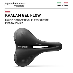 Selle Italia, Kaalam Gel Flow Saddle, Black, L2 One Size