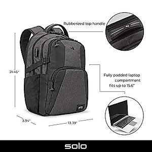 Solo New York Depart TSA Backpack, Black