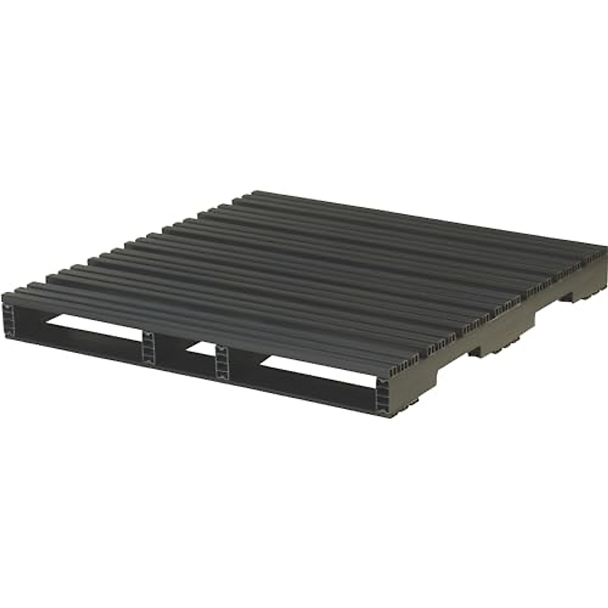 Jifram Extrusions Recycled Plastic Pallet with 4-Way Entry - 48in. x 48in. Model Number 05000125