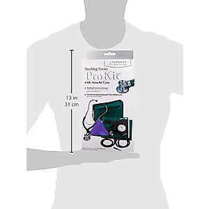 Veridian Healthcare ProKit™ Aneroid Sphygmomanometer with Sprague Scope, Adult, Purple