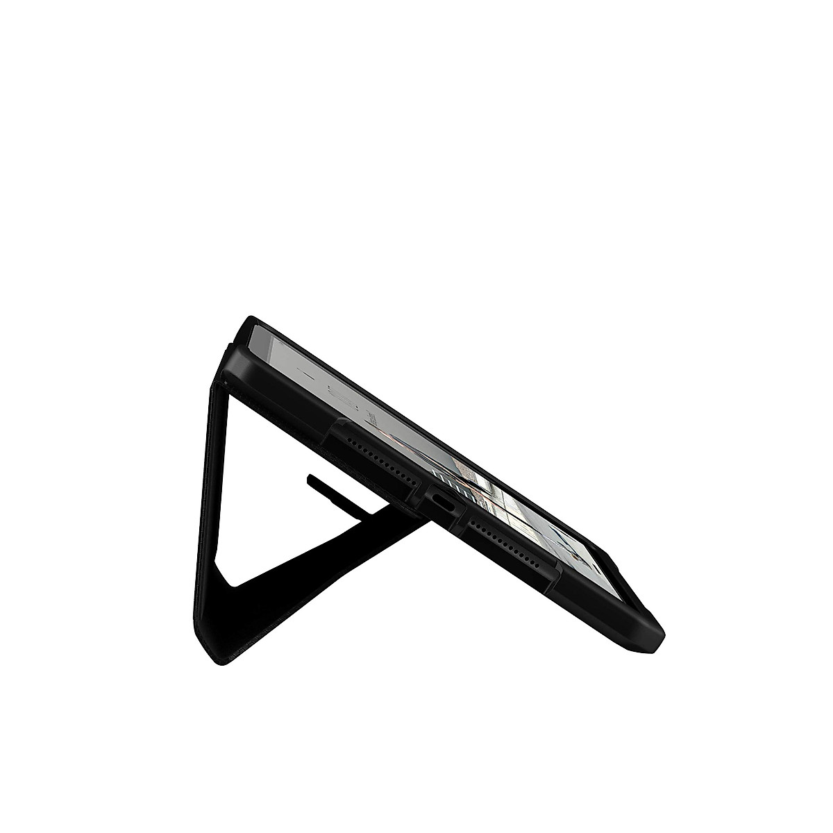 URBAN ARMOR GEAR UAG Designed for iPad 10.2 Case Black, 9th Generation 2021, 8th Gen 2020, Rugged Heavy Duty Protective Durable Folio Cover & Kick Stand, w/Pencil Stylus Holder, Metropolis Series