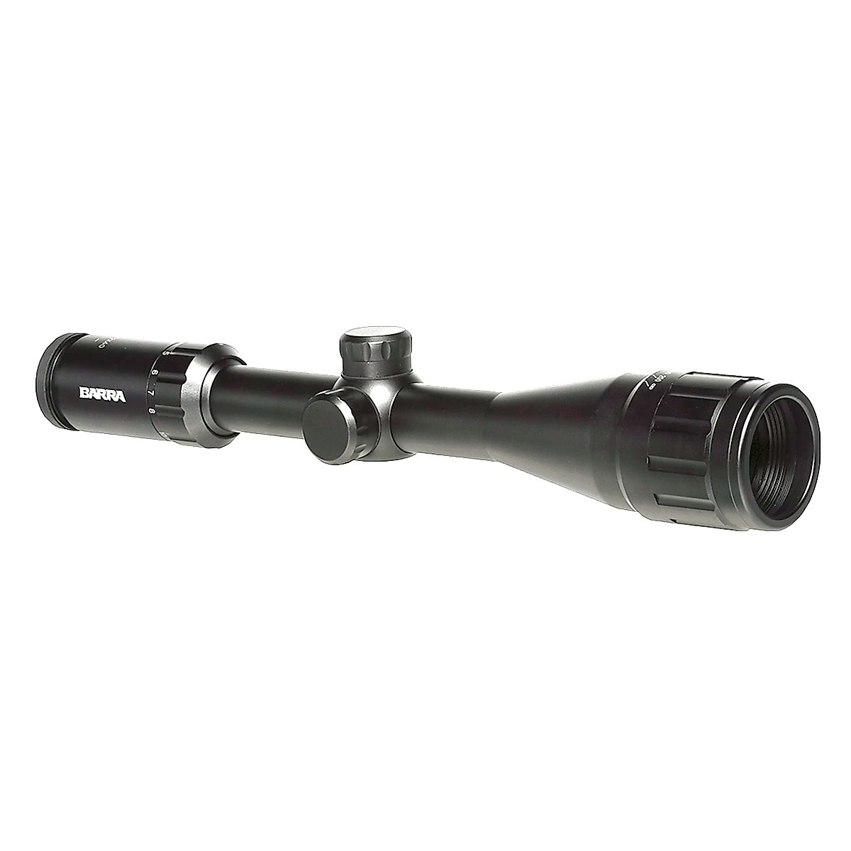 Barra Rifle Scope, BDC Reticle Capped Turrets for Hunting Shooting Precision Deer Hog Venison Varmint (H20 4-12x40)