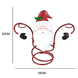 Ailgely Christmas Wine Bottle Glass Holder, Countertop Wine Glass Holder Winter Snowman Christmas Dwarf Santa Festival Winebottle Decoration Wine Glass Bracket