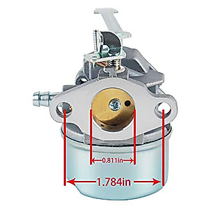AUTOKAY New Carburetor Snow Blower Kit for Tecumseh 3HP 2 Cycle Toro Sears Craftsman MTD