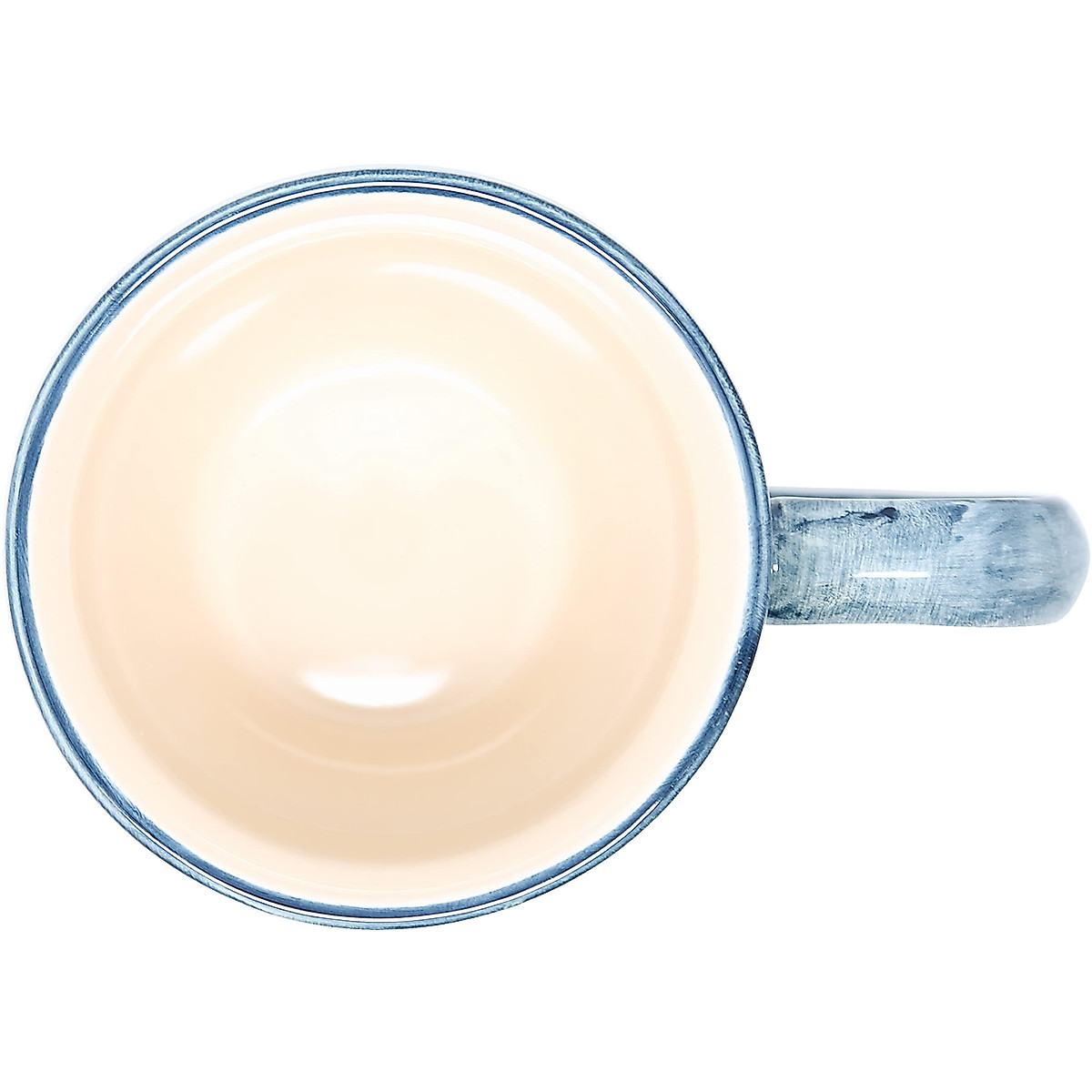 Mom Life Blessed Mama Navy Blue Large 20 oz Ceramic Coffee Mug Tea Cup, Blue