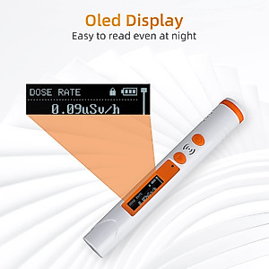 Geiger Counter Nuclear Radiation Detector, High Accuracy Beta Gamma X-Ray Radiation Monitor, Professional Mini Radioactive Dosimeter Digital Radioactive Tester with Sound Light Alarm