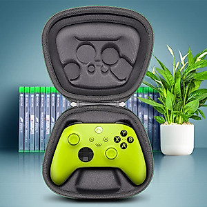 sisma Carry Case Compatible with Xbox Series X/S & Core Wireless Controller Hard Shell Home Safekeeping Travel Protective Cover Storage Case Carrying Bag Black