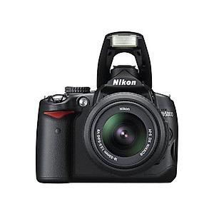 Nikon D5000 DSLR Camera with 18-55mm f/3.5-5.6G VR and 55-200mm f/4-5.6G VR Lenses (OLD MODEL)