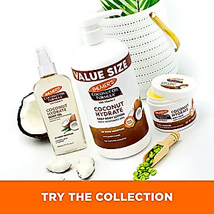 Palmer's Coconut Oil Formula Body Lotion for Dry Skin, Hand & Body Moisturizer with Green Coffee Extract & Vitamin E, Value Size Pump Bottle, 33.8 Fl Oz (Pack of 1)
