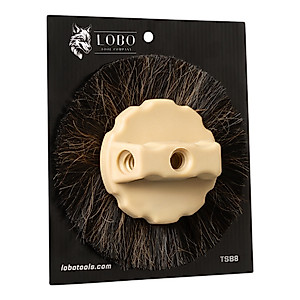 Lobo Tools 8 in Drywall Texture Stipple Brush, Black