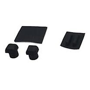 for Rubber Screw Mat Cap Replacement for DS Lite NDSL Game Consol Screw Mat Rubber Pad (Black)