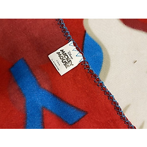 Disney Mickey Mouse Little Explore Happy Face Cozy Throw Blankets 40" x 60"