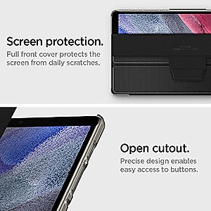 Spigen Liquid Air Folio Designed for Galaxy Tab A7 Lite 8.7 Inch Case (2021) - Black
