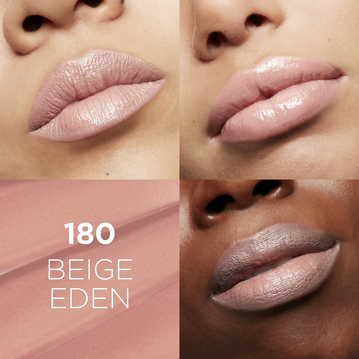 L’Oréal Paris Glow Paradise Hydrating Balm-in-Lipstick with Pomegranate Extract, Beige Eden, 0.1 Oz