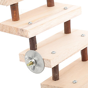 Ipetboom Hamster Climbing Ladder Reusable Hamster Ladder Hamster Wood Ladder Small Animal Ladder Chinchilla Climbing Toy Rat Ladders Chinchilla Climbing Ladder Chinchilla Ladder Toys