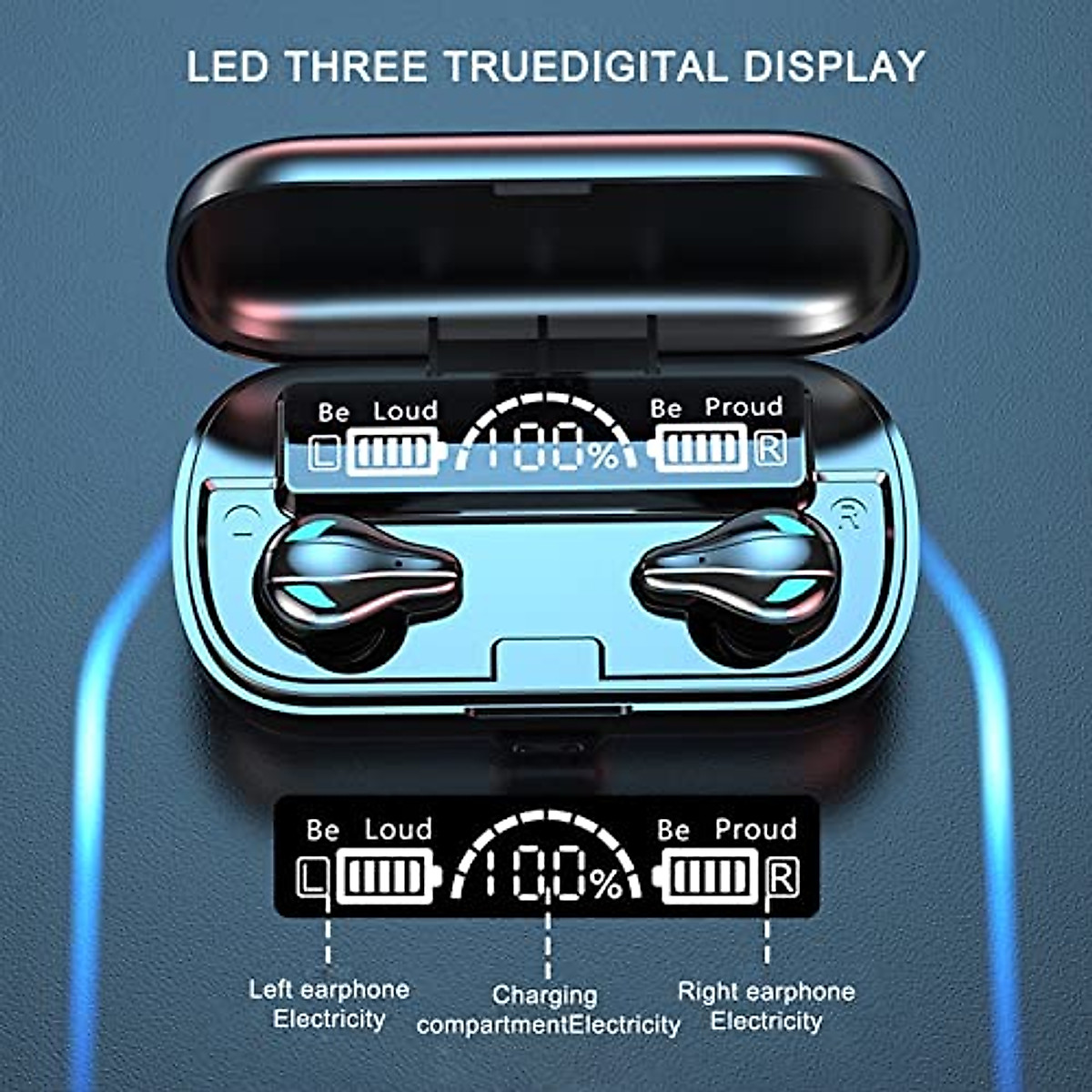 #23Dbbu X9 Bluetooth 5 1 Earphones 15Ms Delay Charging Box Wireless Headphone Stereo Sports Earbuds Headsets with Microphone