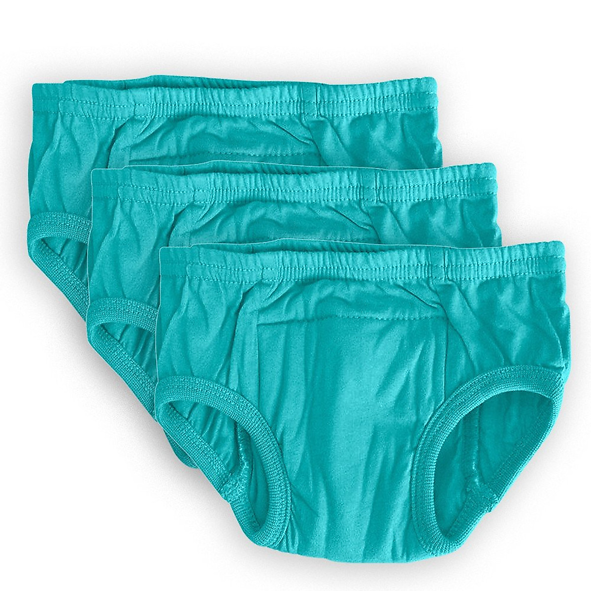 Tiny Trainers ORIGINAL - small cotton training pants, 3-pack (18 months, Aqua Blue)