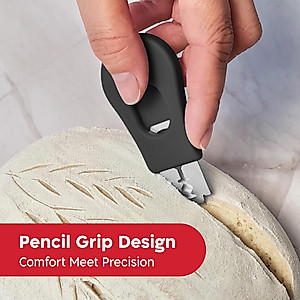 KneadAce Bread Lame & Sourdough Starter 34oz Pro Jar Kit