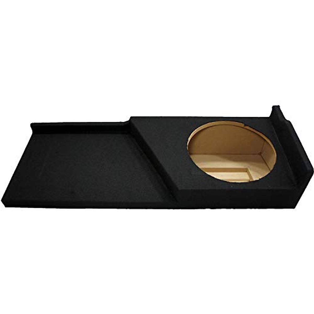 Compatible with Chevy Silverado or GMC Sierra Full Size Extended Cab Truck 2007-2013 Single 12" Subwoofer Sub Box Speaker Enclosure