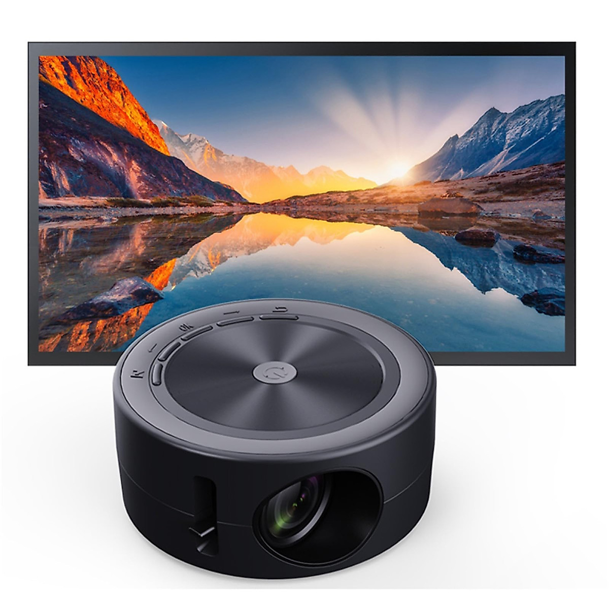 Portable 1080P Mini Projector for Outdoor Movies