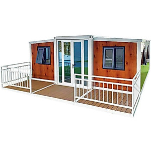 Small Footprint House, Efficient Prefab Dwelling, Compact Living Space, 20ft 30ft 40ft for Military Barracks, Industrial Sites, Urban Living Solutions, Tiny House Communities
