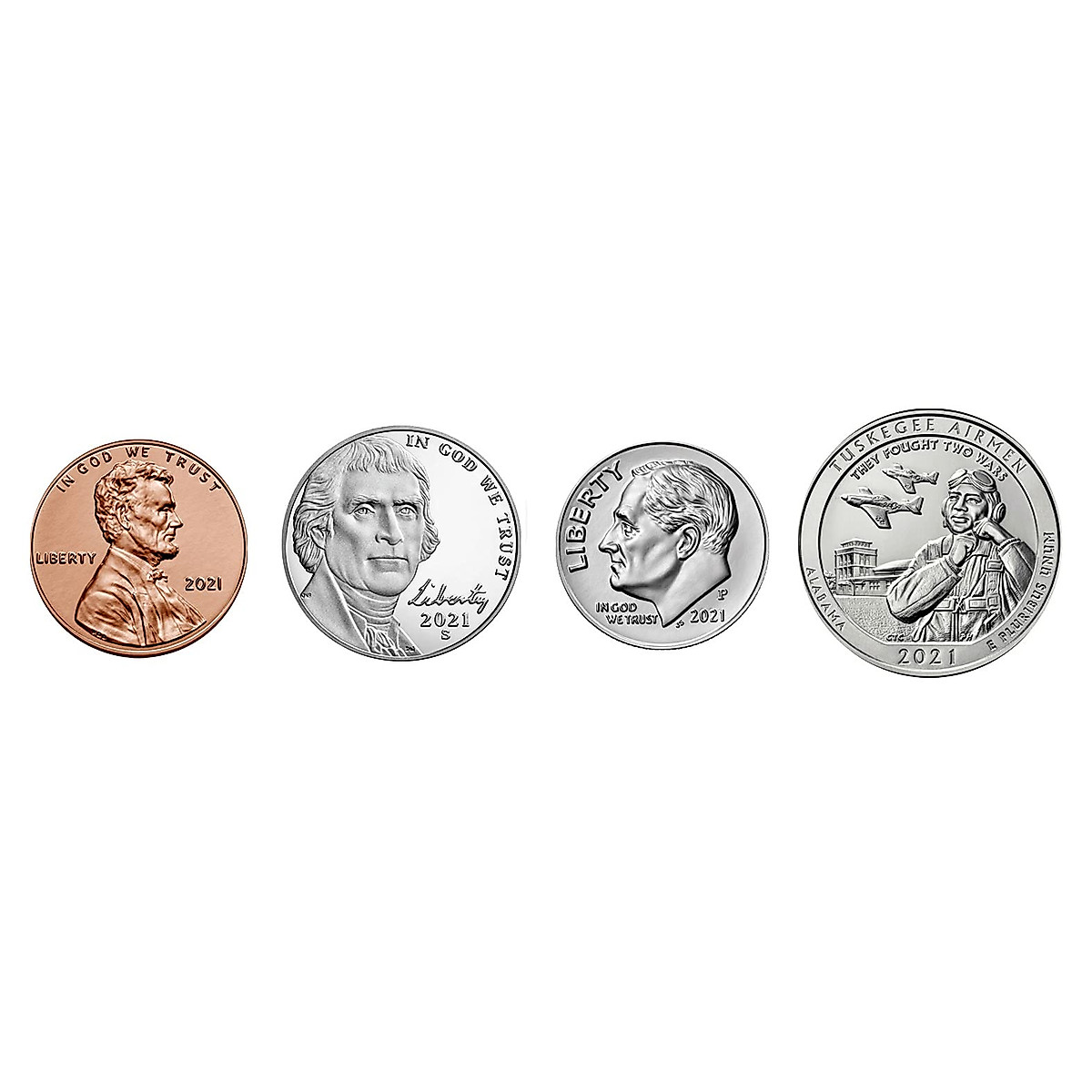 American Coin Treasures Santa Coin Year to Remember 2021 Christmas Card | Genuine United States JFK Colorized Half Dollar | First Christmas Stamp Ornament