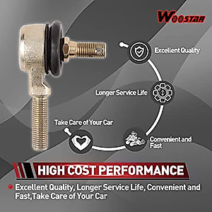 WOOSTAR 240mm Tie Rod End Replacement for 50cc 70cc 90cc 110cc 125cc 150cc 200cc 250cc ATV 4 Wheeler Quad