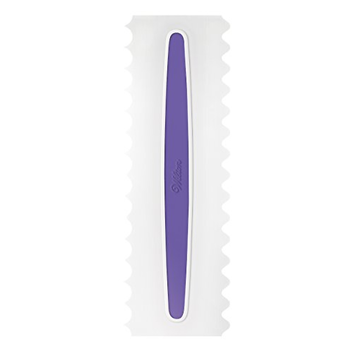 Wilton Comb Icing Smoother Set-3 Piece, White/Purple