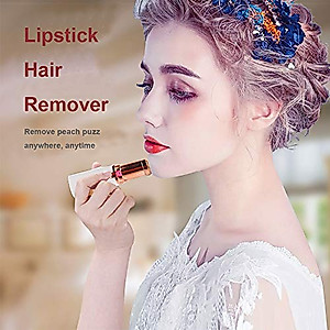 Sky Tower Professional Battery-Operated Women's Painless Facial Hair Remover, IPX7 Waterproof, for Face Upper Lip Chin Peach Fuzz Cheeks Arm (White)