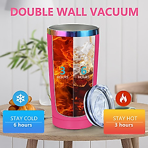 Icesip 20oz Tumbler with Lid And Straw,Stainless Steel Vacuum Insulated Mug,Double Wall Vacuum Insulated Coffee Cups for Cold & Hot Drinks,Insulation Travel Tumblers Cups